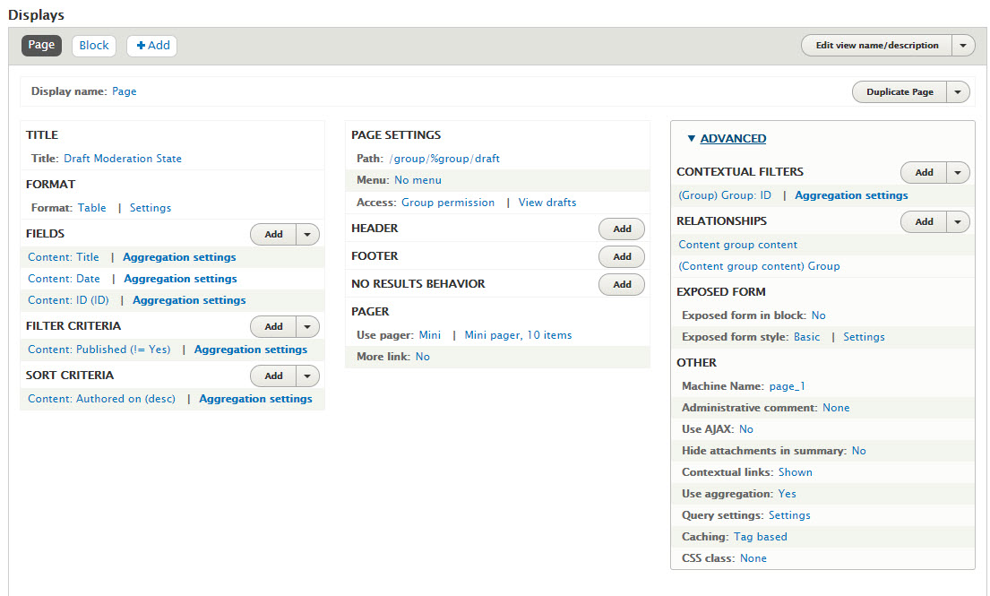 Group Content Moderation not working with Views [#3247981] | Drupal.org